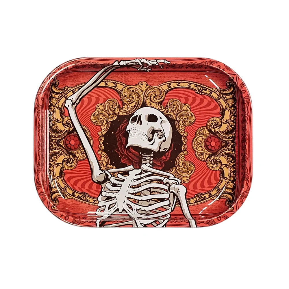 Blazy Susan Grateful Dead Skeleton Mini Rolling Tray | Get Yours Now ...