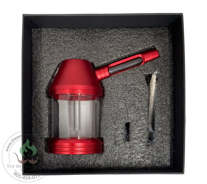 Cheech 5" Glass/Metal Bubbler- The Wee Smoke Shop