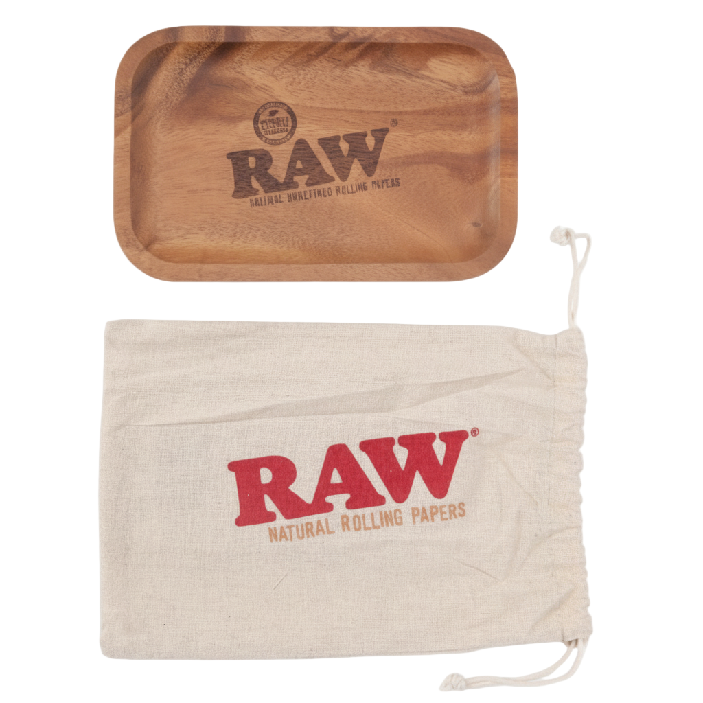 RAW Small Wooden Rolling Tray | Pick your Design! | The Wee Smoke Shop