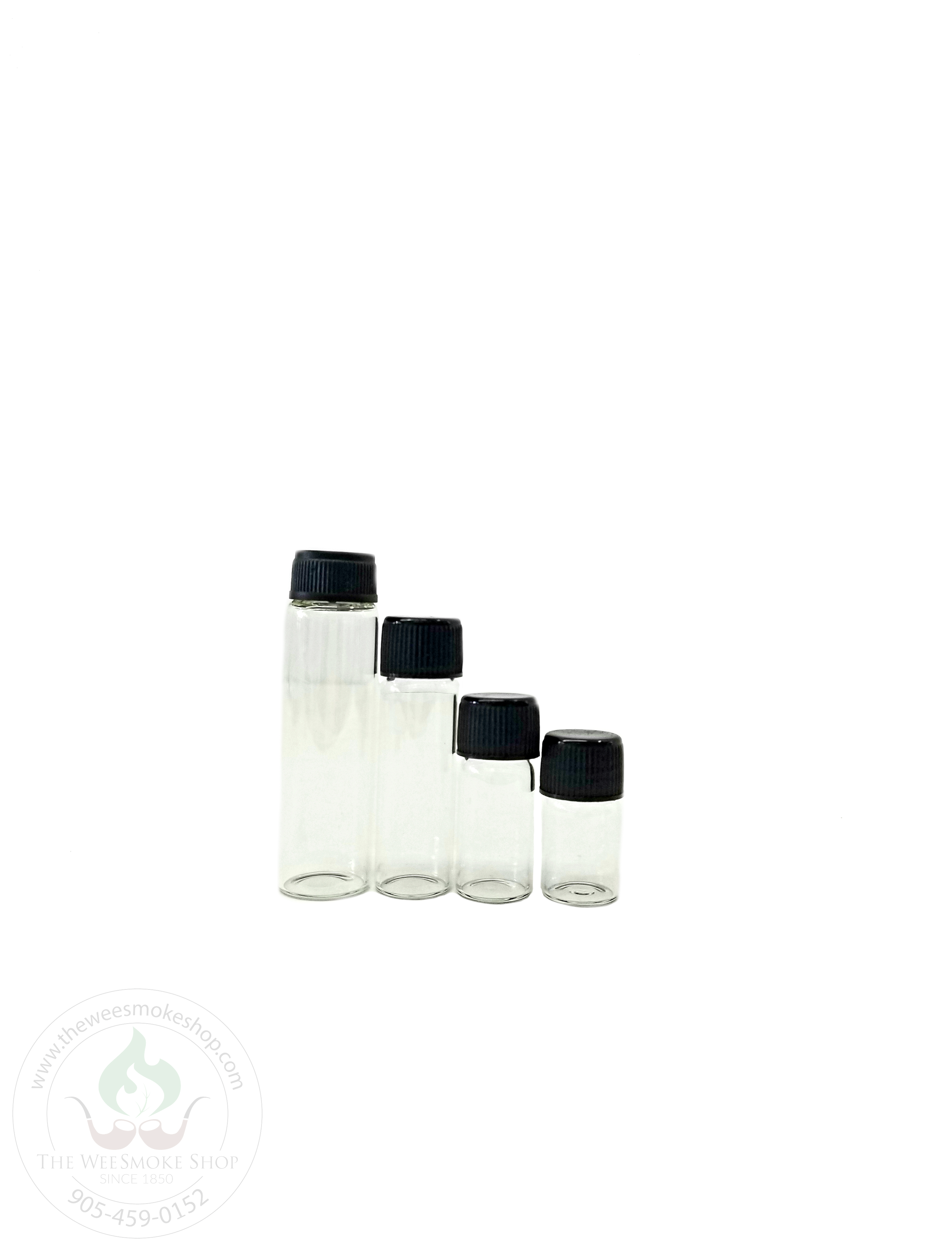 Glass Vials | Pick your Size! | The Wee Smoke Shop