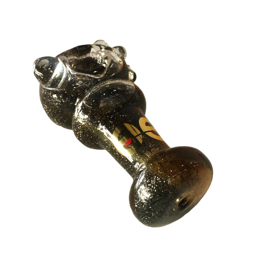 Cheech Freezable Glass Glitter Hand Pipe