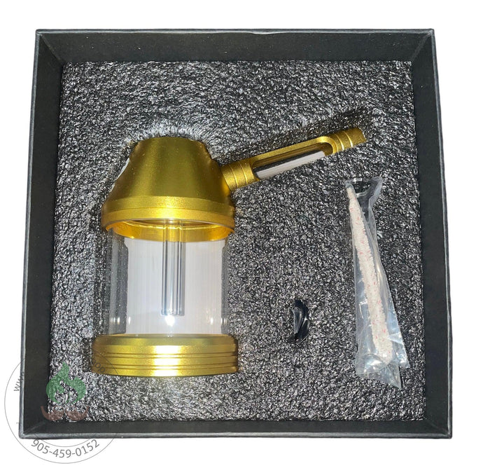 Cheech 5" Glass/Metal Bubbler- The Wee Smoke Shop